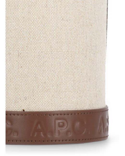 A.P.C. Helene Bucket Bag in Natural | Lyst