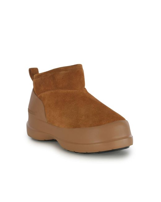 Moon Boot Boots Luna Low Made Of Suede in Brown | Lyst