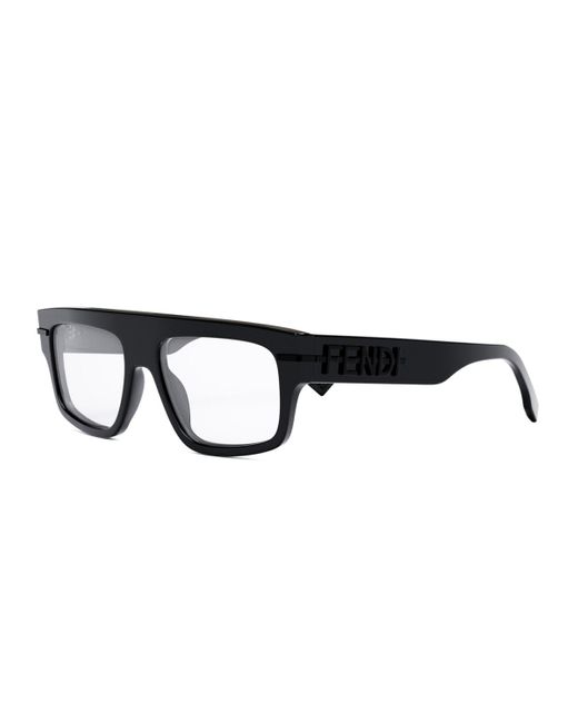 Fendi Fendi Fe50062I Fendigraphy 001 Glasses in Black for Men | Lyst