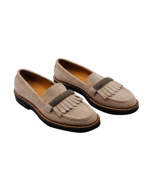 Eleventy Laced Shoes in Brown | Lyst UK