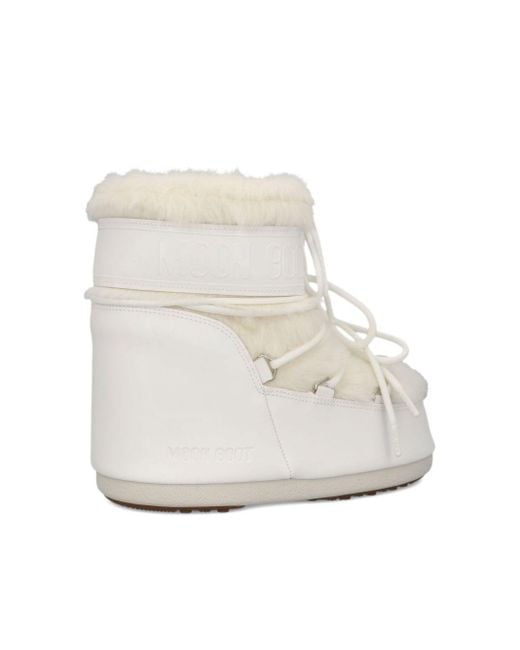 Moon Boot Icon Snow Boots in White | Lyst UK