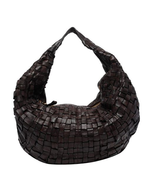 Campomaggi Large Marisa Shoulder Bag in Black | Lyst