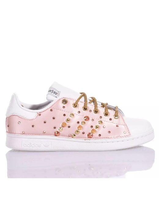 MIMANERA Adidas Stan Smith Satin Custom in Pink | Lyst