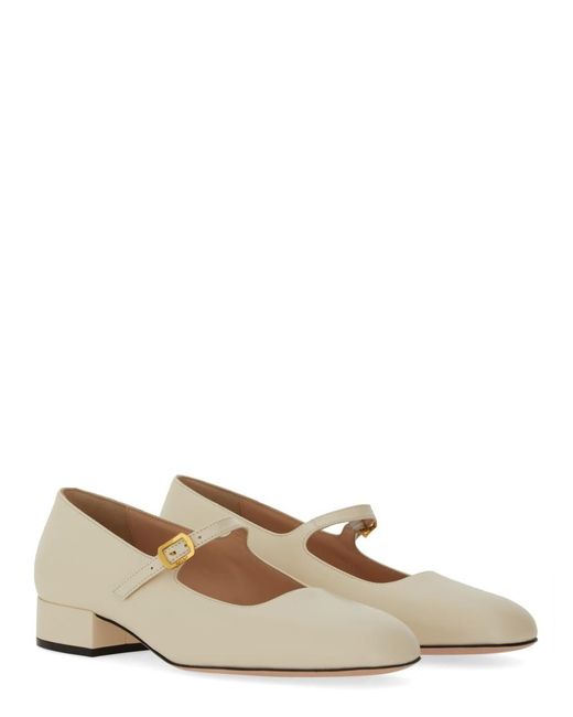 Bally Classic Mary Jane Pumps in Natural | Lyst