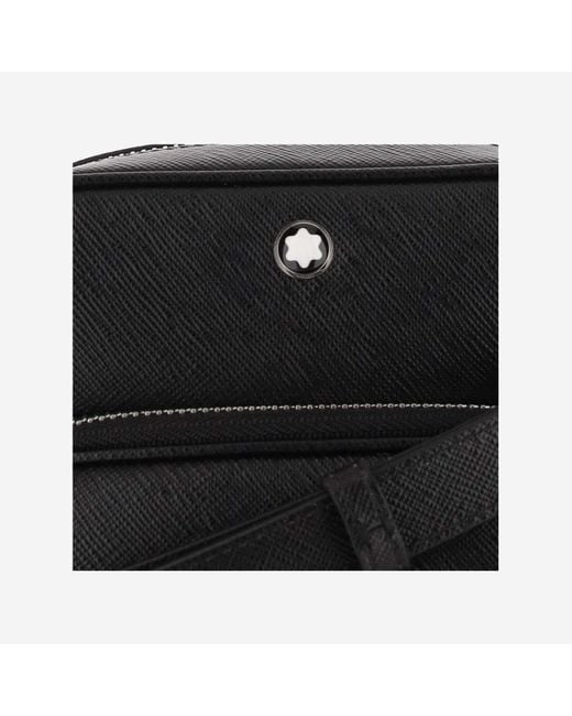 Montblanc Messenger Bag Nano Sartorial in Black for Men | Lyst