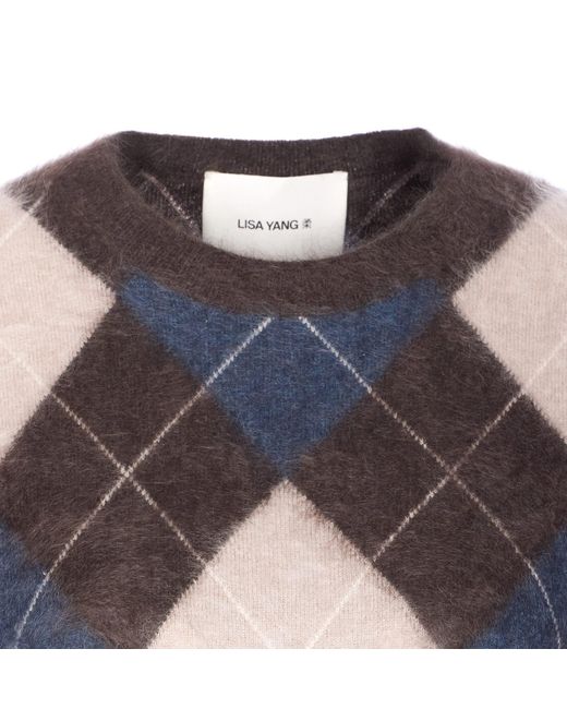 Lisa Yang Margy Sweater in Blue | Lyst UK