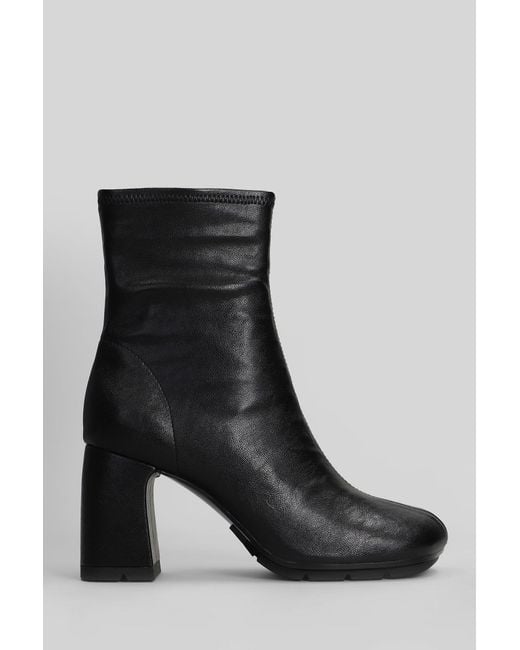 Ash Eclat Bis High Heels Ankle Boots in Black | Lyst UK
