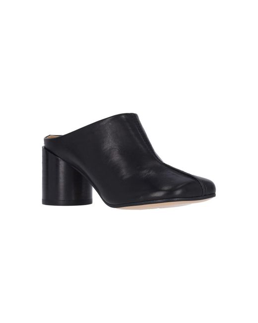 MM6 by Maison Martin Margiela Stitch-Out Mules in Blue | Lyst