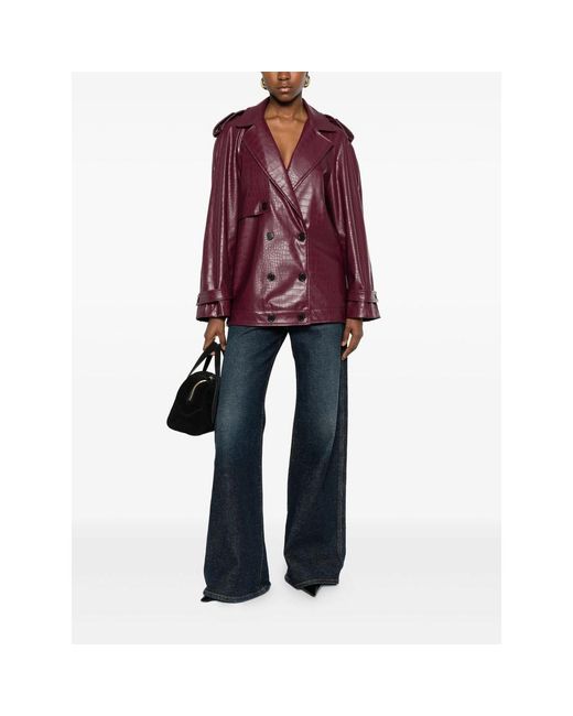 THE NINA STUDIO Outerwear in Purple | Lyst UK