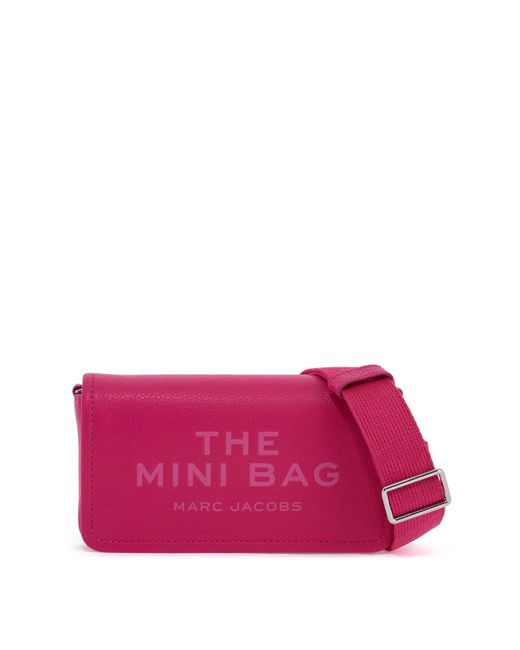 Marc Jacobs The Leather Mini Bag in Red | Lyst UK