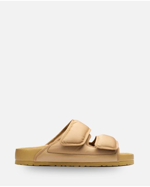 Birkenstock Double Adjustable Strap Open Sandal in Natural | Lyst