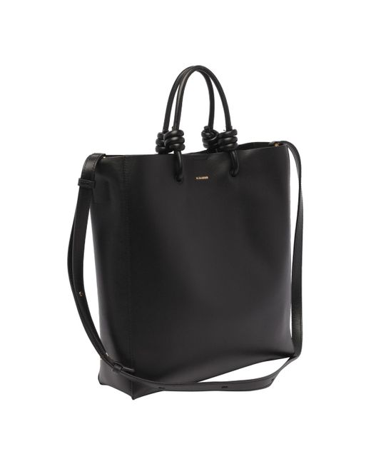 Jil Sander Giro Tote Bag in Black | Lyst