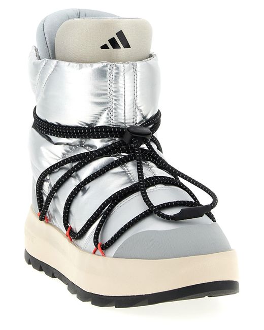 adidas Originals Ace Adidas X Moonboot Ankle Boots in Metallic | Lyst UK