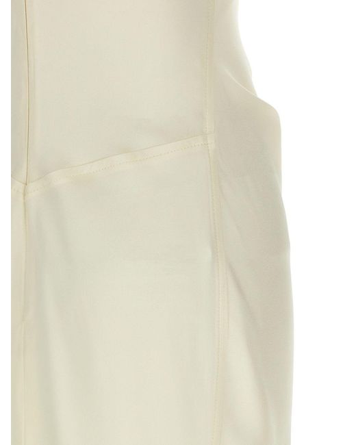 Victoria Beckham Isabella Evening Dress in White | Lyst UK
