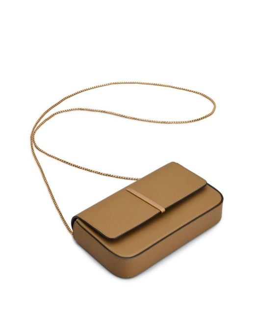 Tod's Flap Leather Mini Bag in Brown | Lyst UK