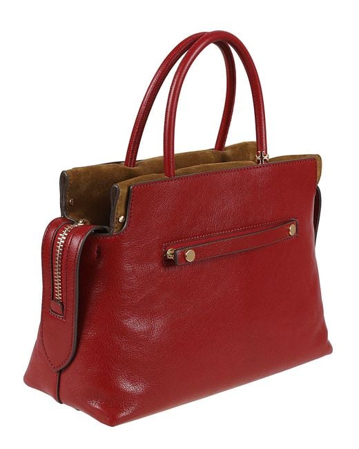 Tory Burch Textured Mercer Tote | Lyst