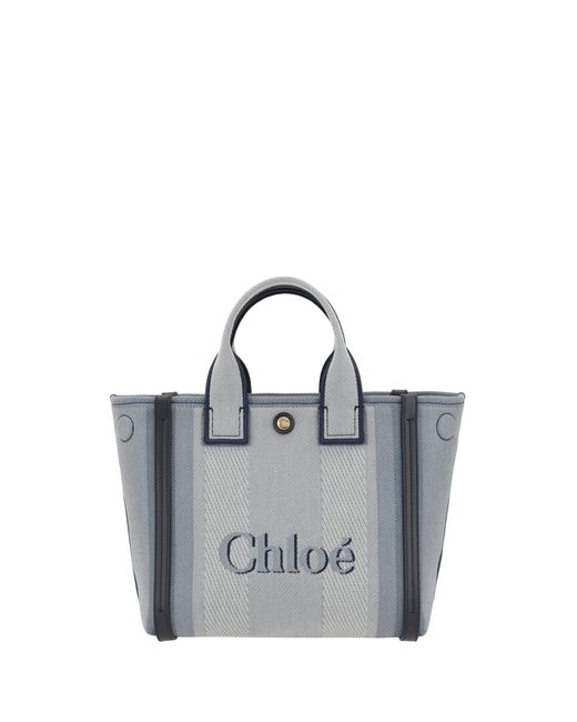 Chloé Carry Tote Bag in Blue | Lyst UK