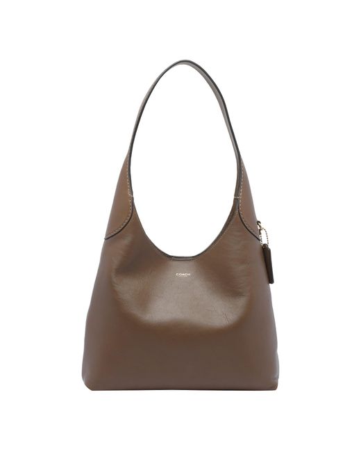 COACH Brooklyn 28 Shoulder Bag in Brown | Lyst