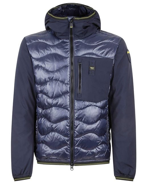 Blauer Pocket Quilted Jacket in Blue for Men | Lyst