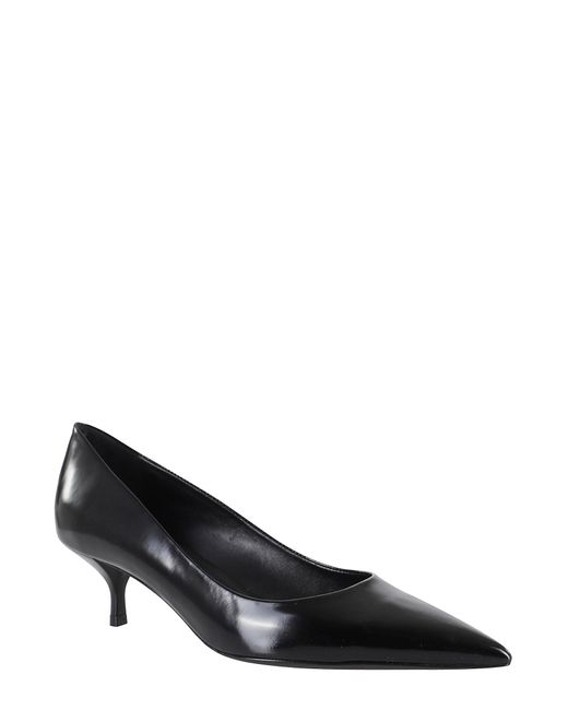 Stuart Weitzman Decolletè Power 50 Pump in Black | Lyst