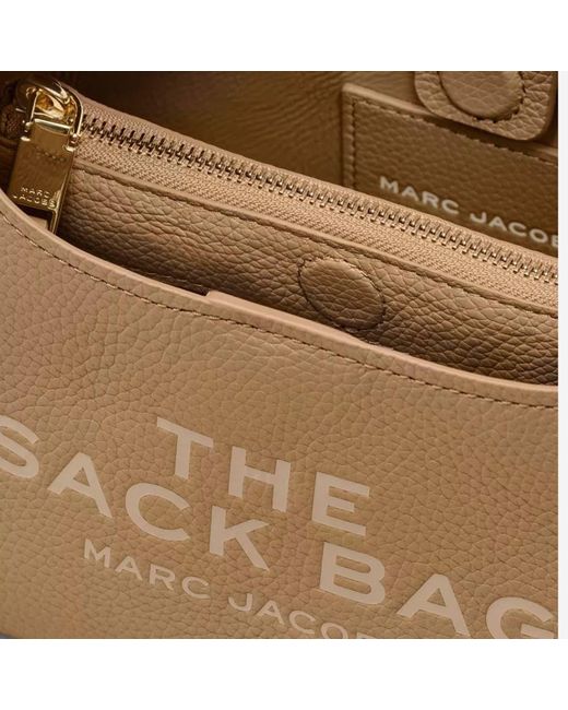 Marc Jacobs The Sack Mini Leather Bag in Metallic | Lyst UK