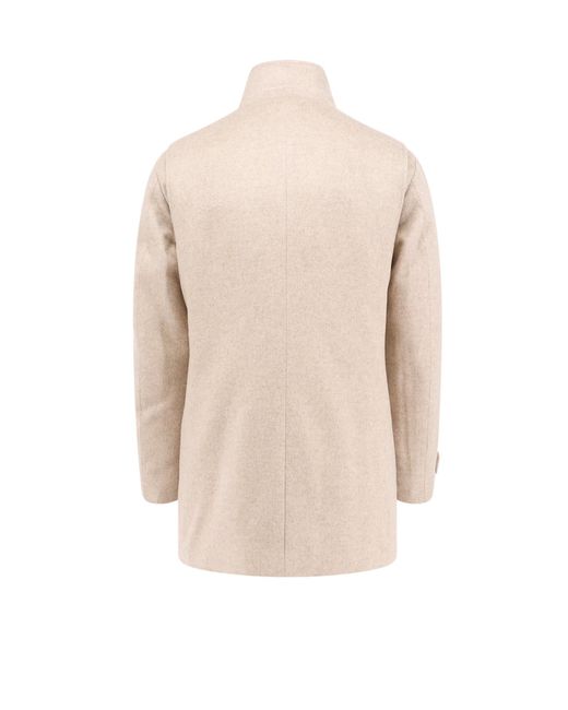 Moorer Trivor Coat in Natural for Men | Lyst