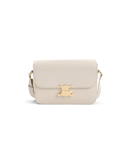 Celine Classique Triomphe in Natural | Lyst UK