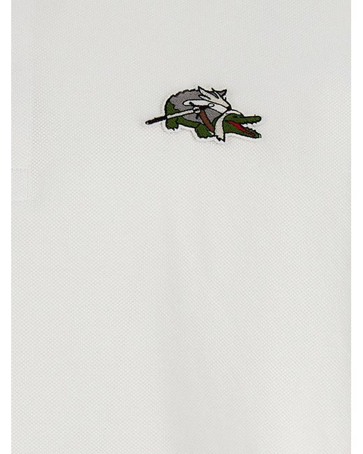 Lacoste Polo Sex Education Capsule Netlifx In White For Men Lyst