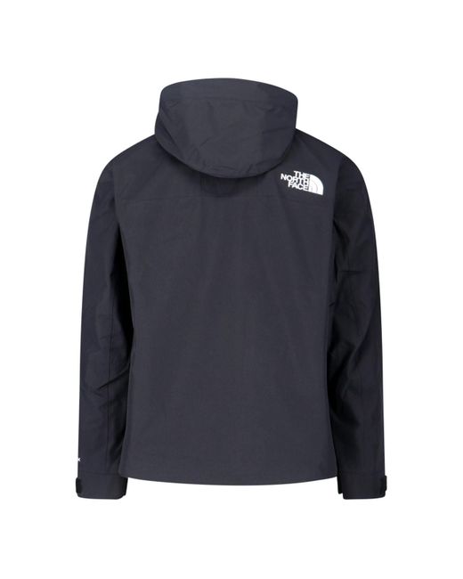 The North Face Gore-Tex Mountain Jacket With Adjustable Hood And Concealed Closure in Blue for ...