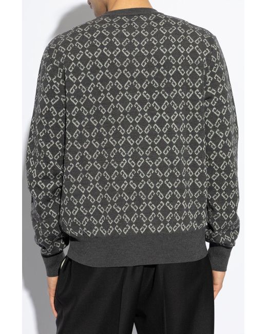Givenchy Sweater With Embroidered Pattern in Gray for Men | Lyst