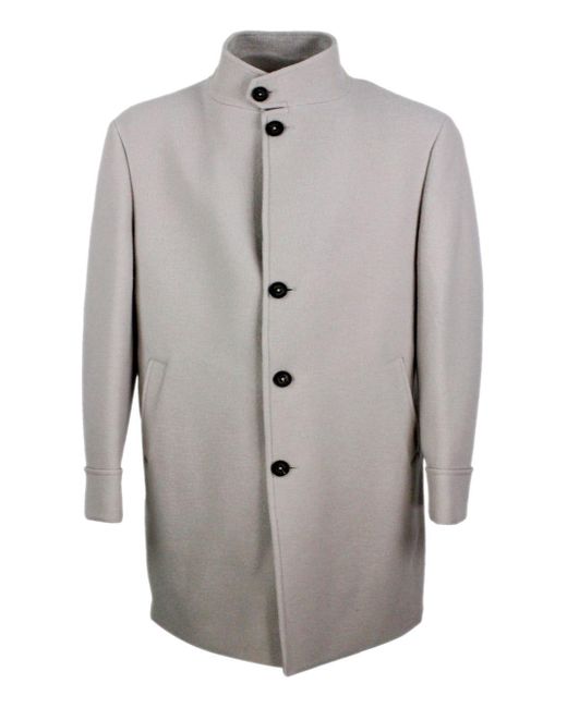 Eleventy Coats in Grey for Men | Lyst UK