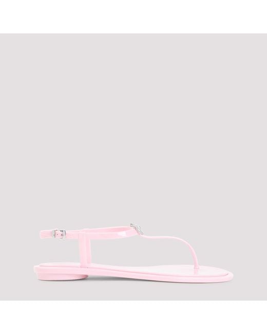 Mach & Mach Double Bow Sandals Pvc in Pink | Lyst UK