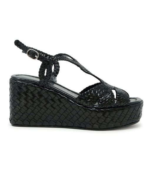 Pons Quintana Leather Ankara Sandals in Black | Lyst