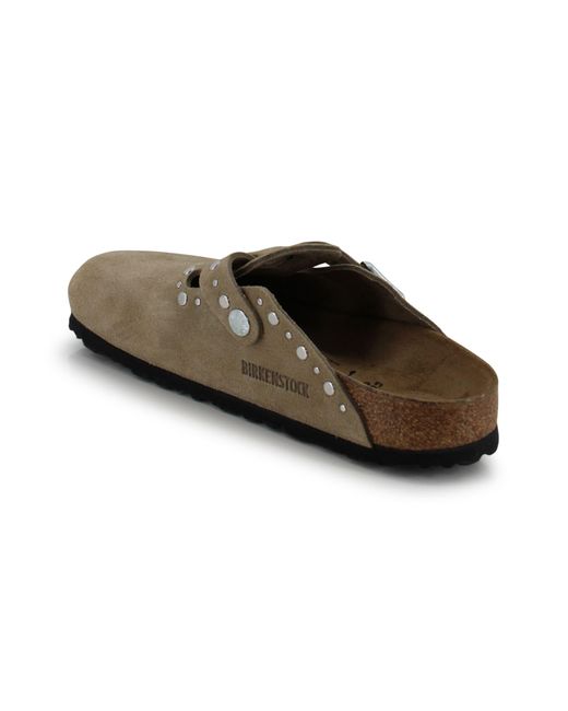 Birkenstock Boston Rivets in Brown | Lyst