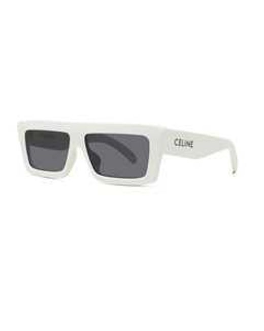 Celine Cl40216u Sunglasses In White Lyst