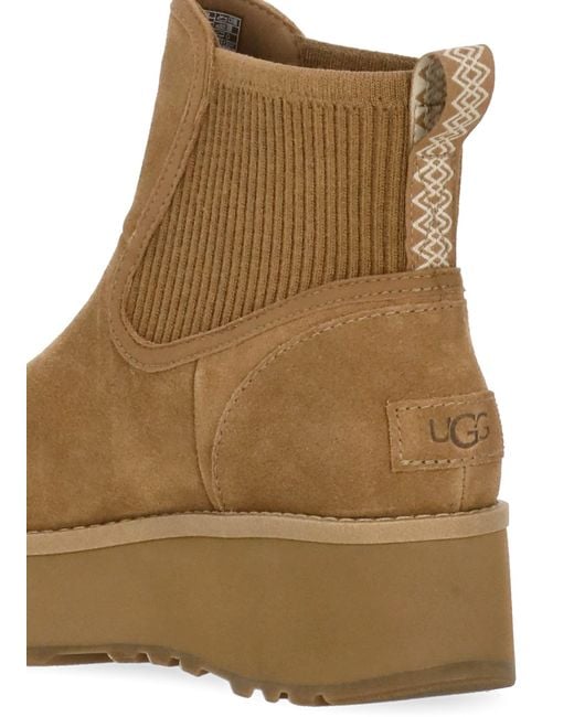 UGG Cityfunc Chelsea Ankle Boots in Brown | Lyst UK