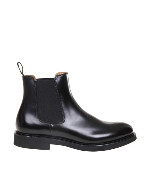 Doucal's Leather Chelsea Ankle Boot in Black for Men | Lyst