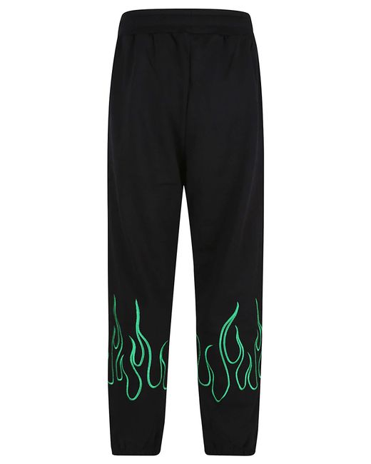 Vision Of Super Pants With Embroidered Flames, Logo in Black for Men | Lyst