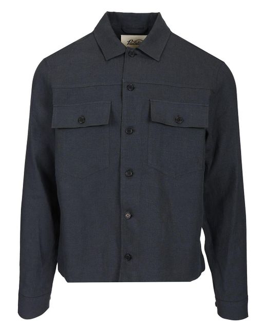 Valstar Linen Jacket in Blue for Men | Lyst