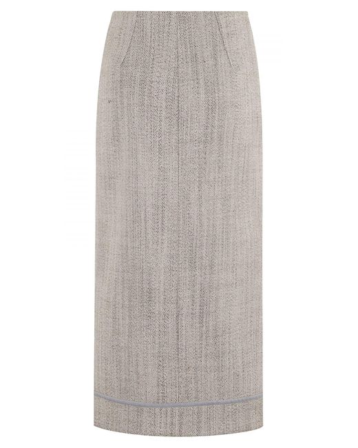 Tela Gonna Verbena in Grey | Lyst UK