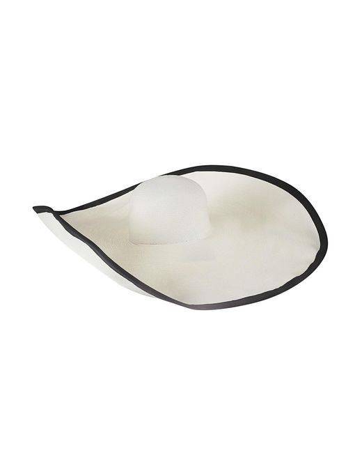 Max Mara Robert Wide-Brimmed Hat in Natural | Lyst