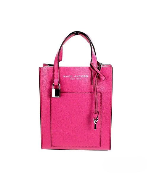 Marc Jacobs Mini Grind Cactus Flower Pebbled Leather Crossbody Tote Bag ...