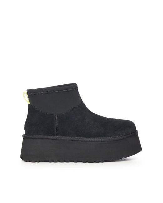 UGG Classic Mini Dipper Boots in Black | Lyst UK