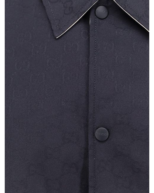 Gucci Jacket in Blue for Men | Lyst