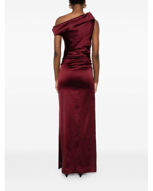 Max Mara Max Mara Matte Dress in Red | Lyst UK