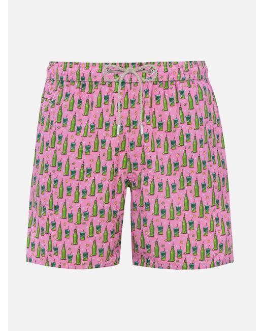 Mc2 Saint Barth Lightweight Fabric Swim-Shorts Lighting Micro Fantasy ...