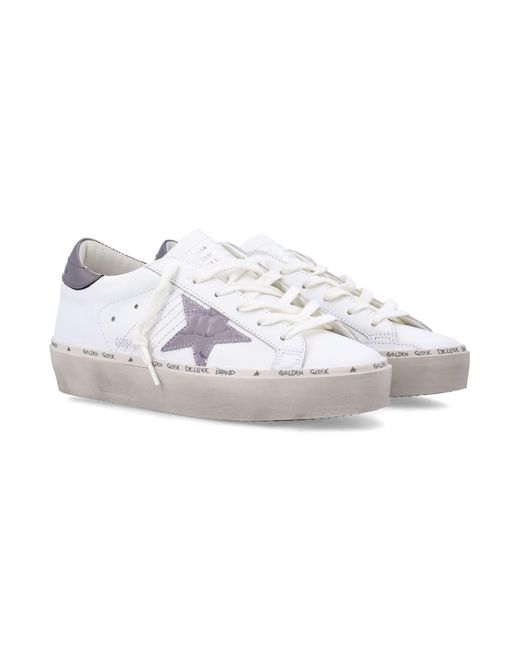 Golden Goose Hi Star Sneakers in White | Lyst UK
