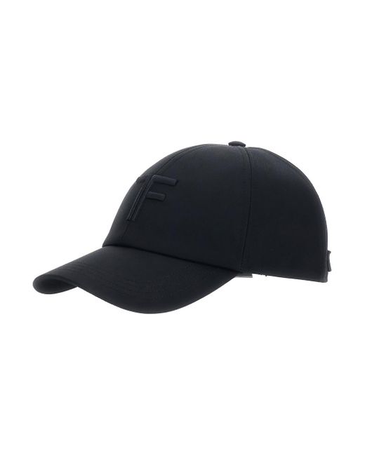Tom Ford Baseball Cap With Tf Logo Embroidery in Blue for Men | Lyst UK