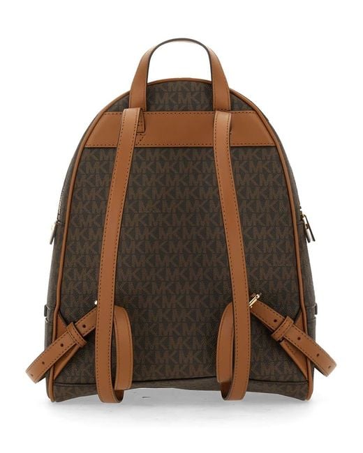 Michael Kors Backpack Rhea Medium in Brown | Lyst