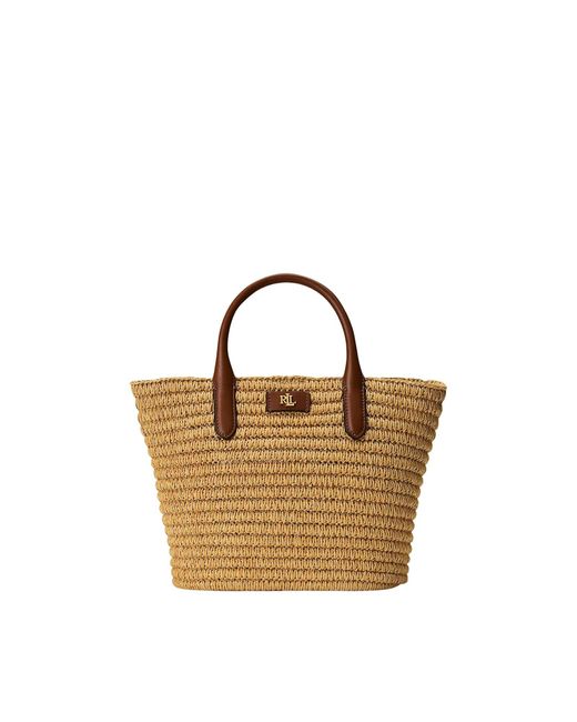 Polo Ralph Lauren Brie 22 Tote Medium in Brown | Lyst